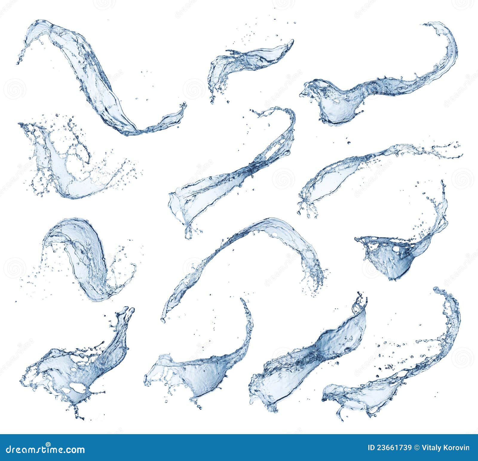 Water splash stock image. Image of isolated, abstract - 23661739