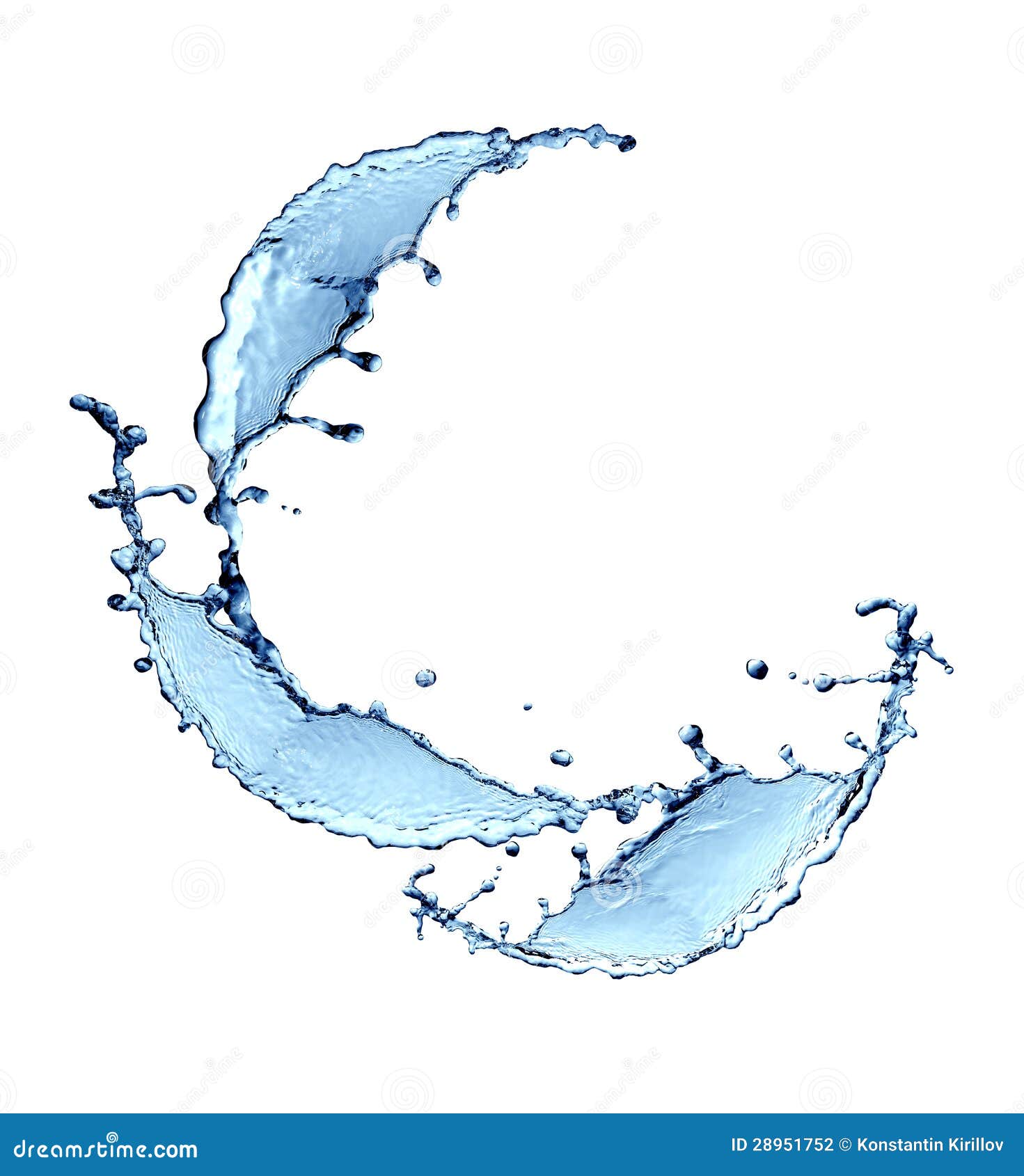 Water Splash stock photo. Image of flowing, stream, transparent - 28951752
