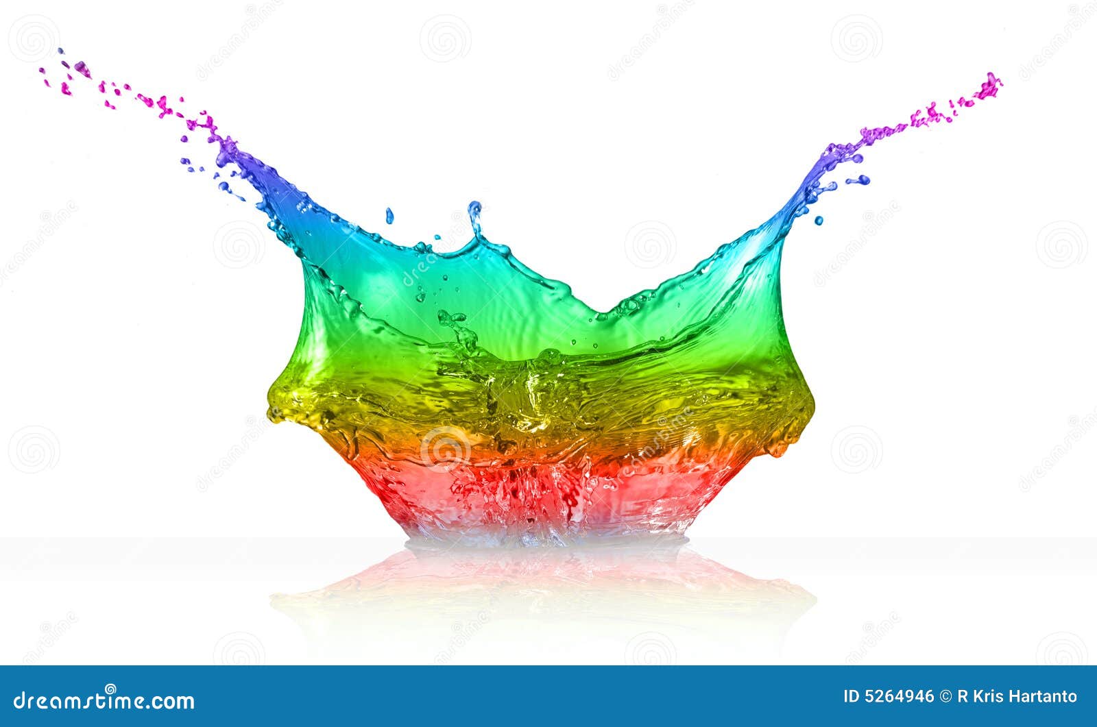 Water Splash stock photo. Image of liquid, colored, splashing - 5264946