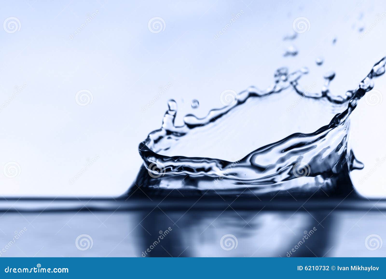 Water splash stock photo. Image of impact, horizontal - 6210732