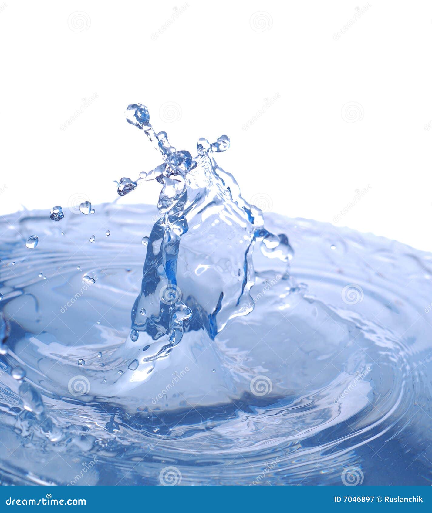 Water splash stock image. Image of close, nature, shiny - 7046897