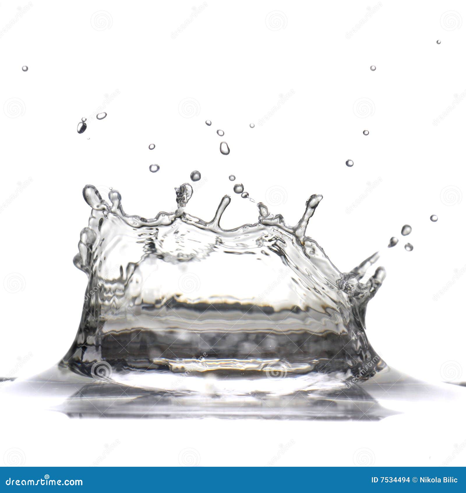 Water splash stock photo. Image of smooth, close, liquid - 7534494