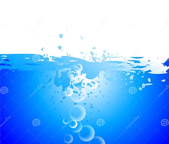 Water splash stock vector. Illustration of drops, bubble - 7860476