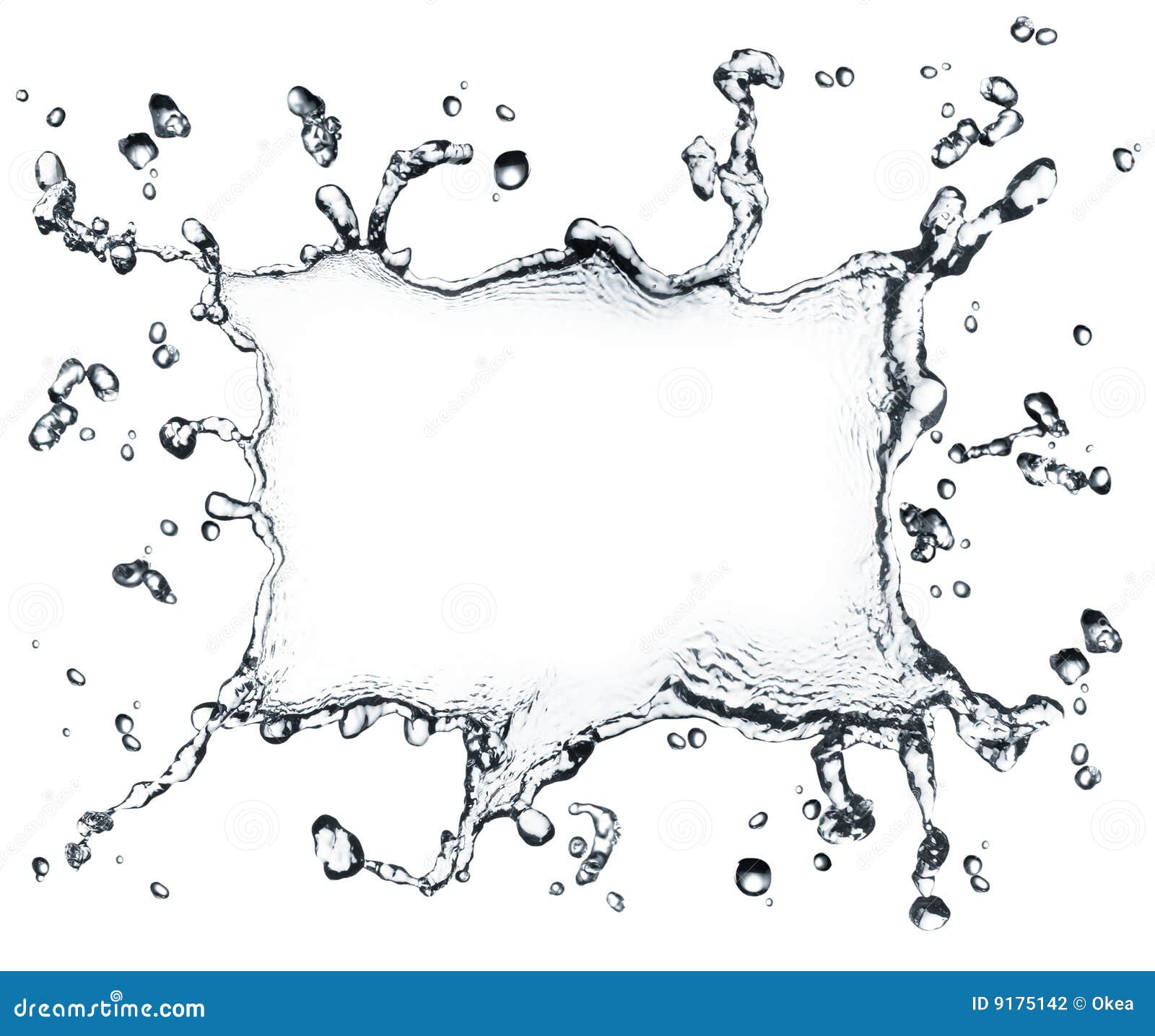 Water splash stock photo. Image of frame, water, transparent - 9175142