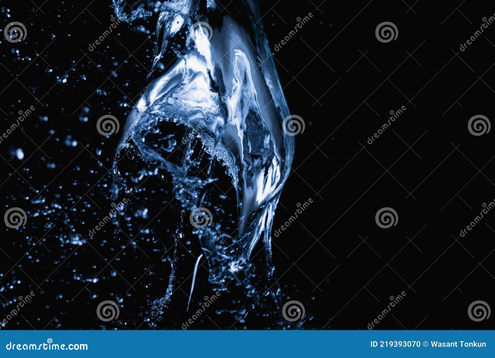 Water splash abstract stock photo. Image of detail, shape - 219393070