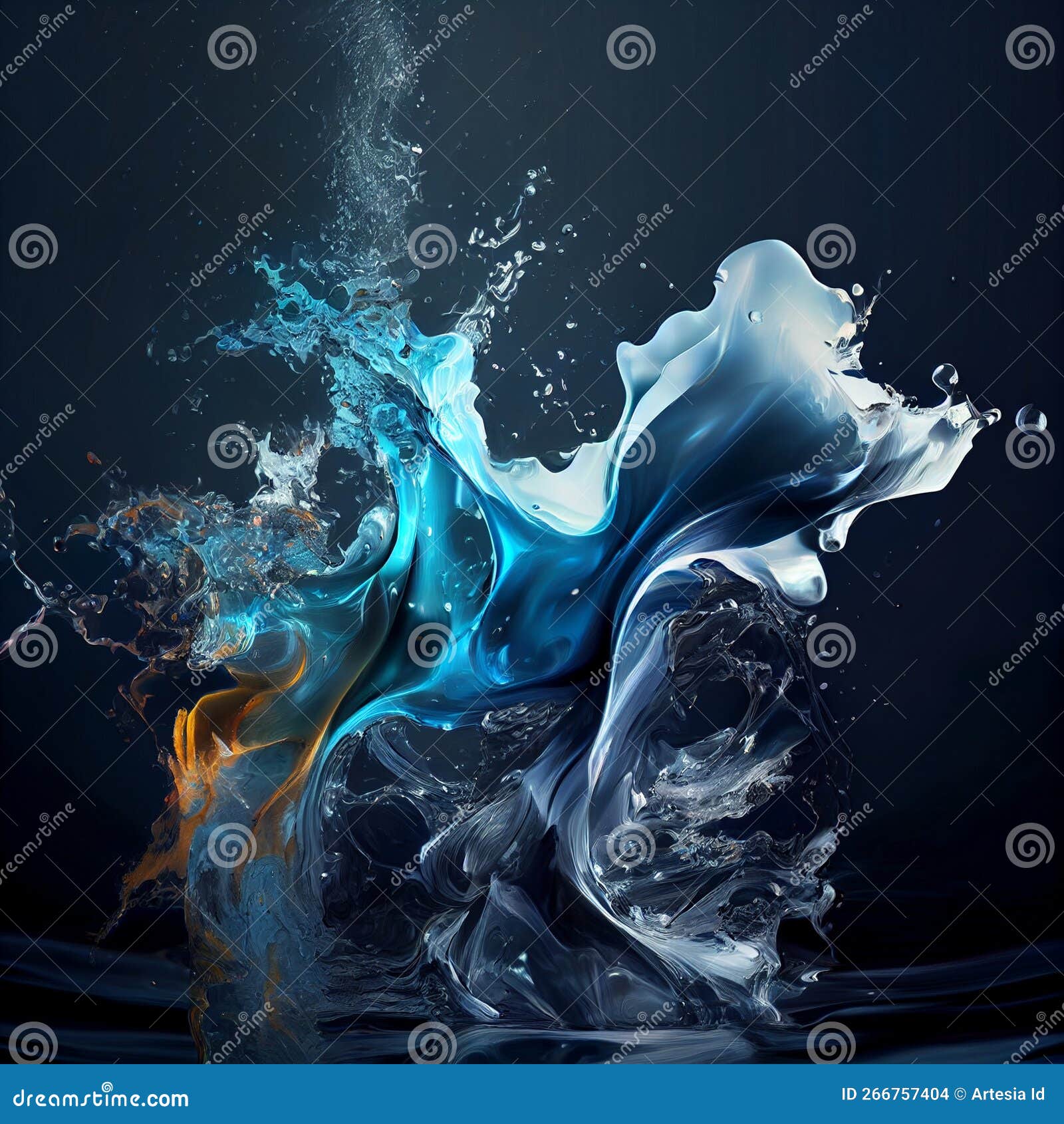 Water Splash Abstract Wallpaper Stock Photo - Image of droplet ...