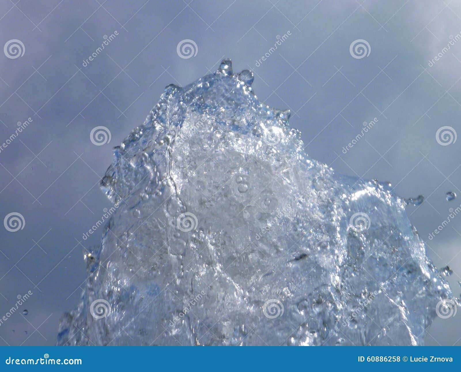 Water splash in the air stock photo. Image of clean, cold - 60886258