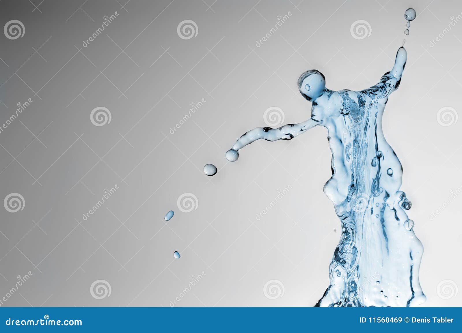 Water Splash As Human Figure Stock Image - Image of fish, clean: 11560469