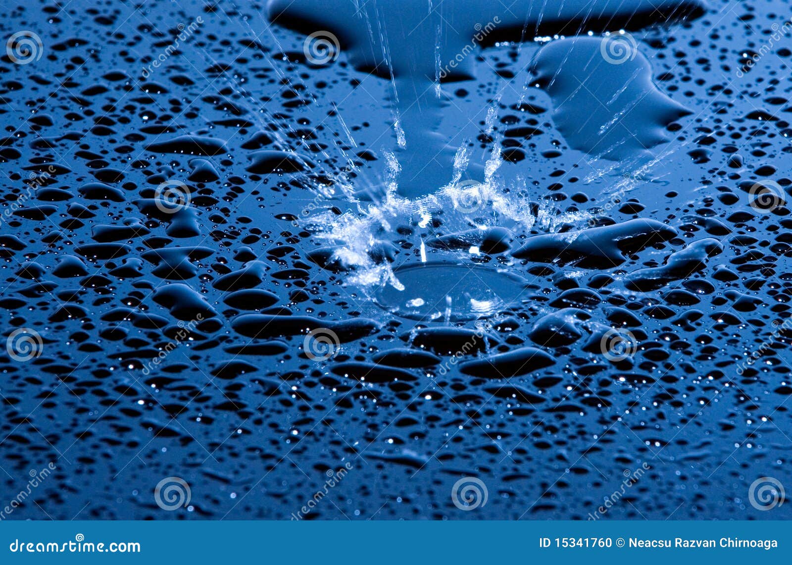 Water splash background stock photo. Image of perfection - 15341760