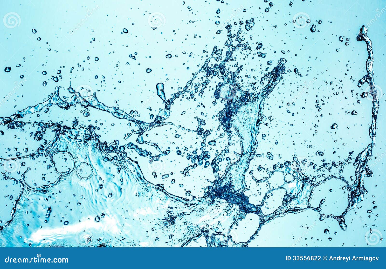 Water Splash Background Stock Photography - Image: 33556822