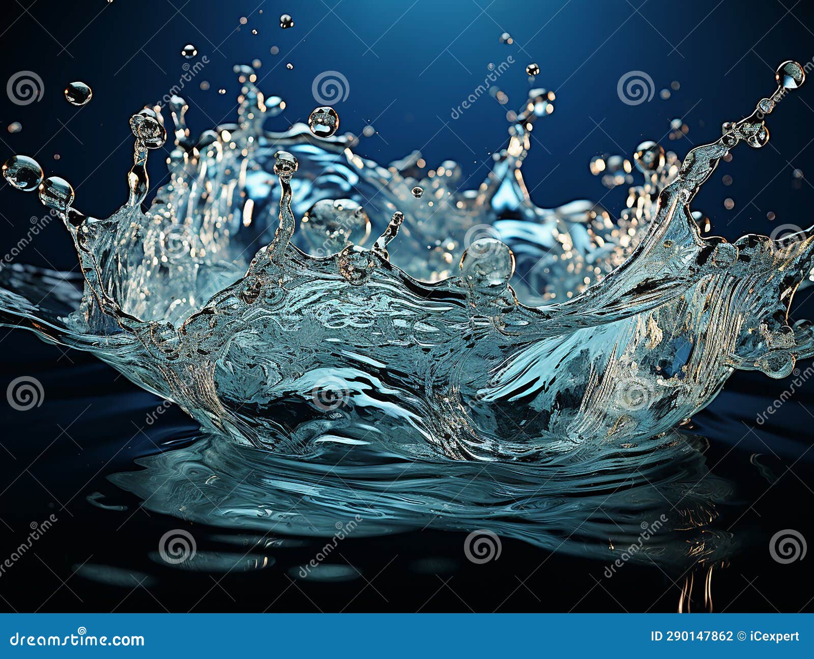 Water Splash Background Image Stock Illustration - Illustration of ...