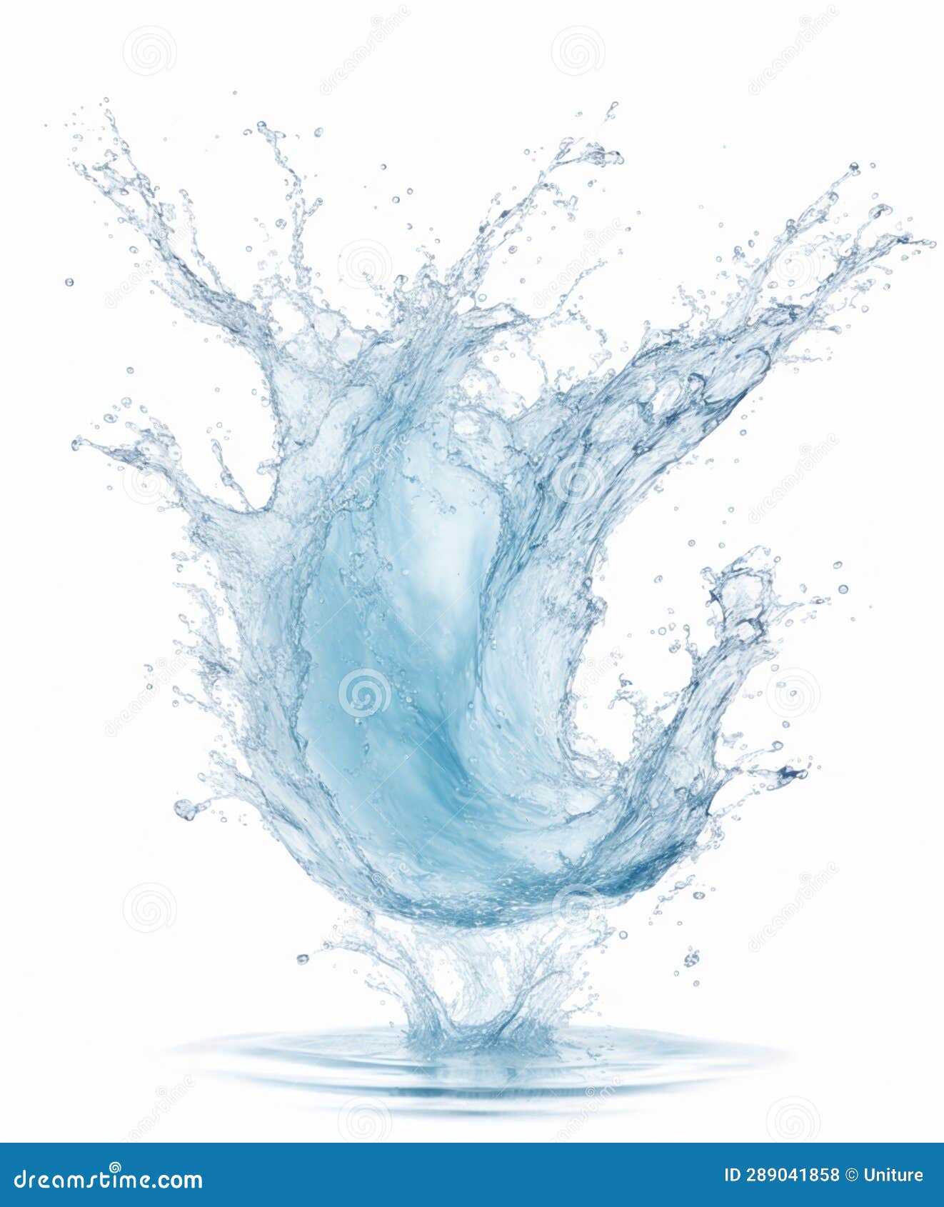 Water splash stock illustration. Illustration of liquid - 289041858