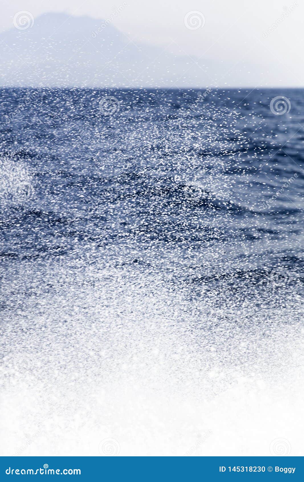 Water Splash on the Blue Sea Stock Photo - Image of surf, clear: 145318230