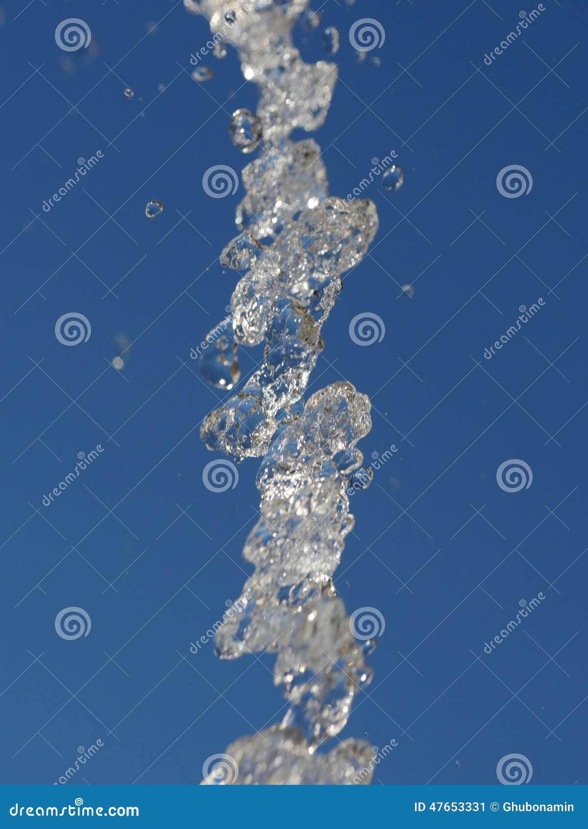 Water splash blue sky stock image. Image of shape, clear - 47653331