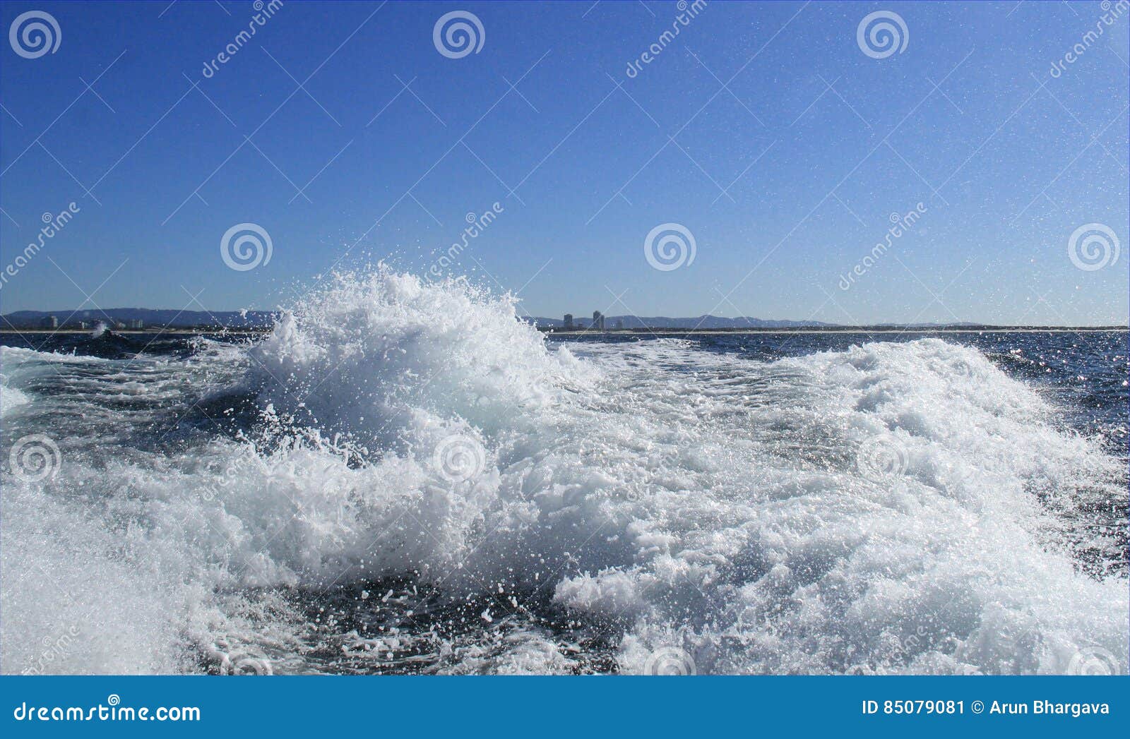 Water Splash from Boat Speed Stock Image - Image of spray, engine: 85079081