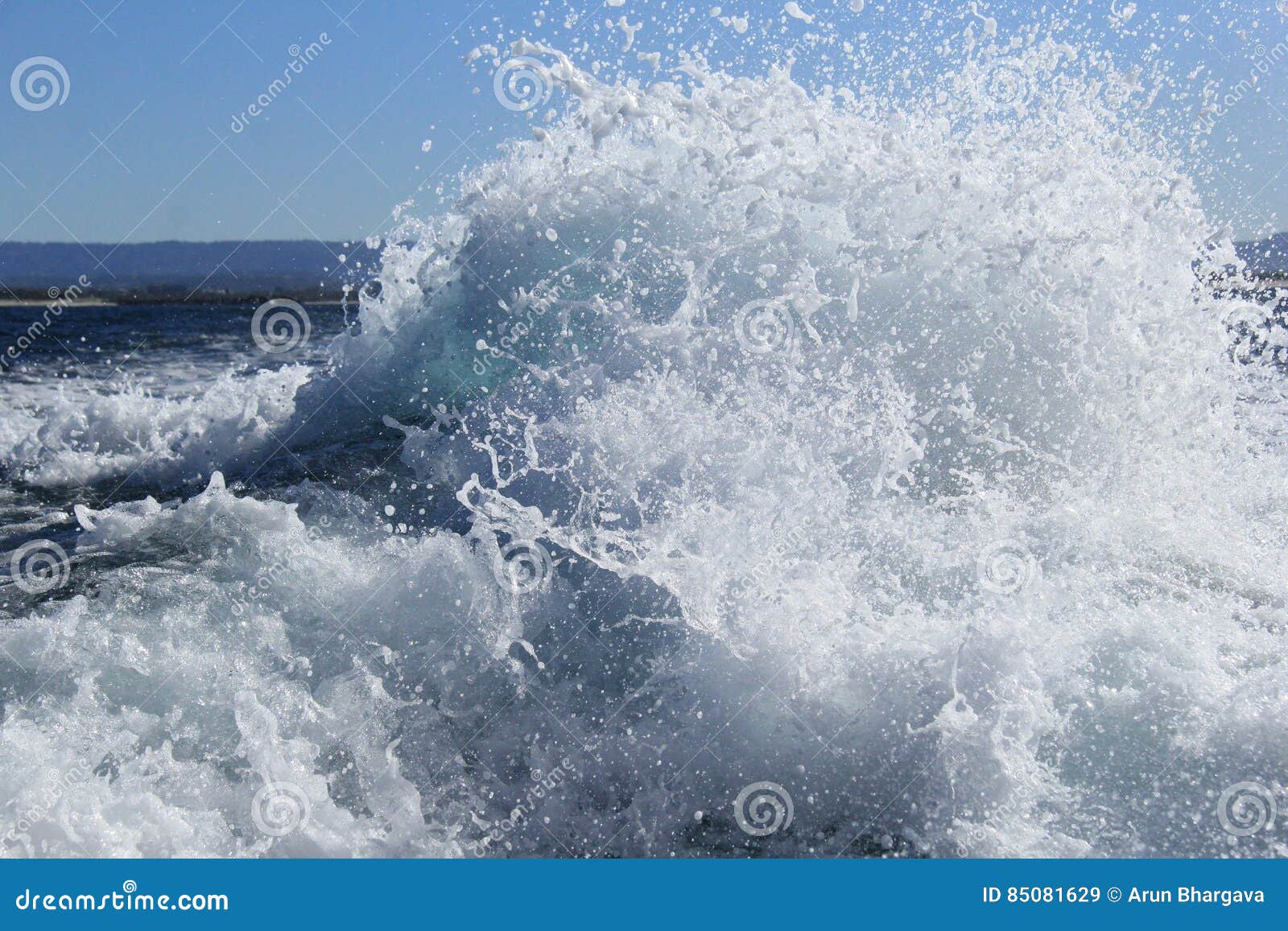 Water Splash from Boat Speed Stock Image - Image of flow, droplets ...