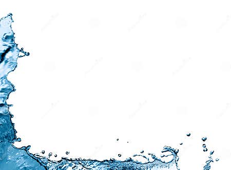 Water Splash Border stock image. Image of coolness, design - 84203701