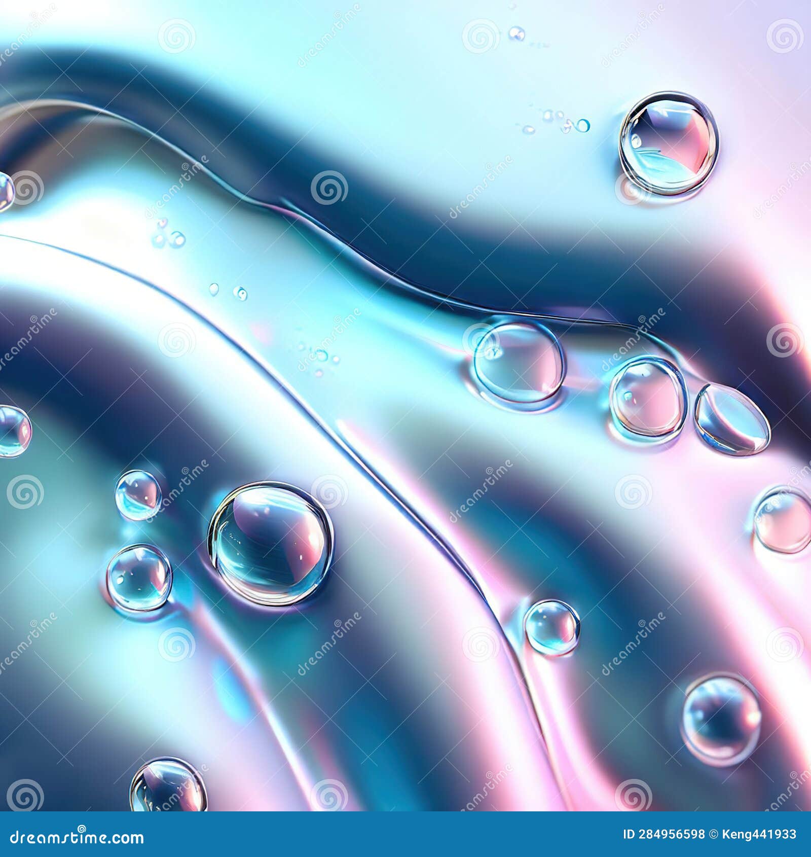 Water Splash and Bubble.Abstract Blue Circle Water Drop Ripple.ai ...