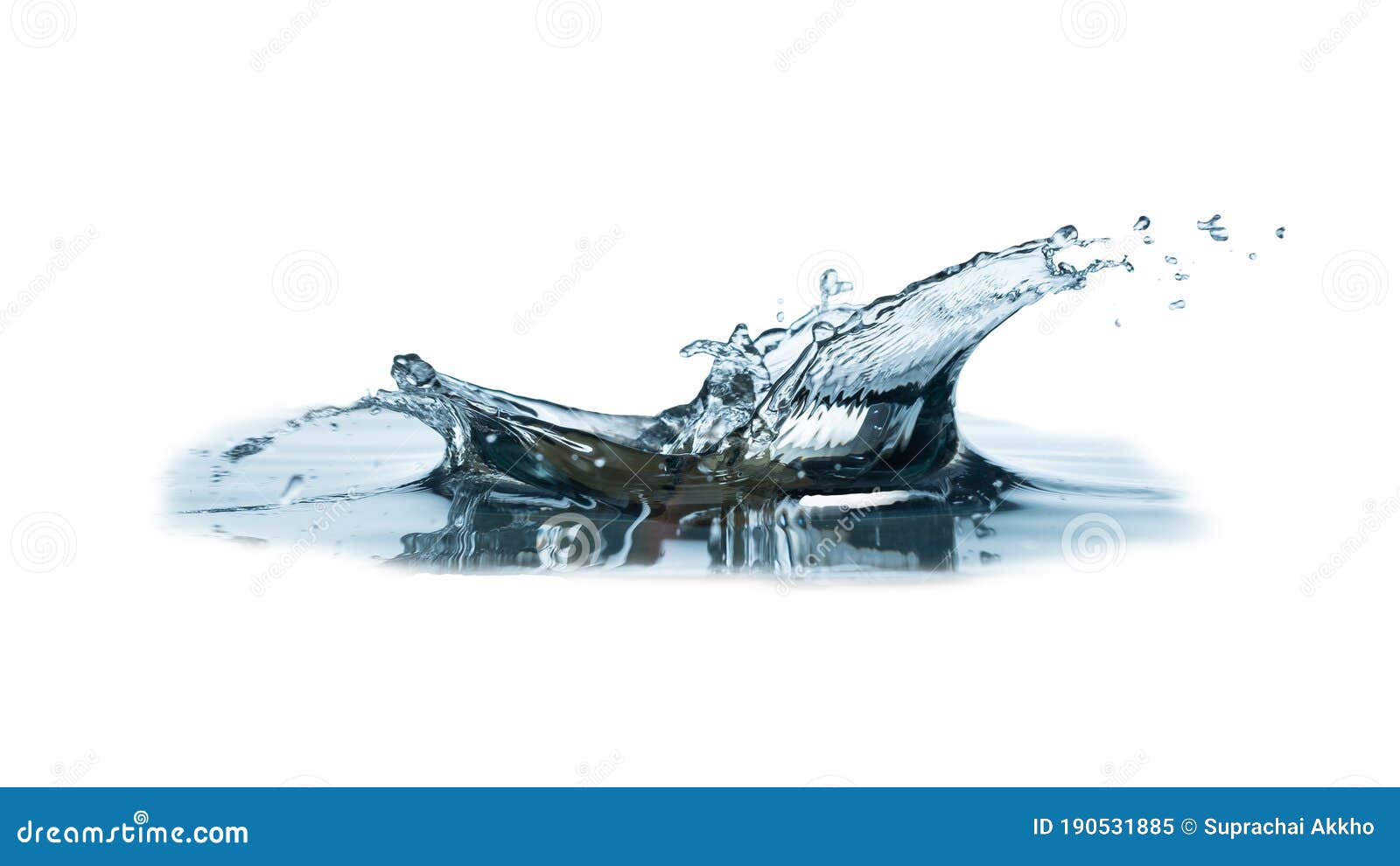 Splash of Water for Product Design Stock Image - Image of flowing ...