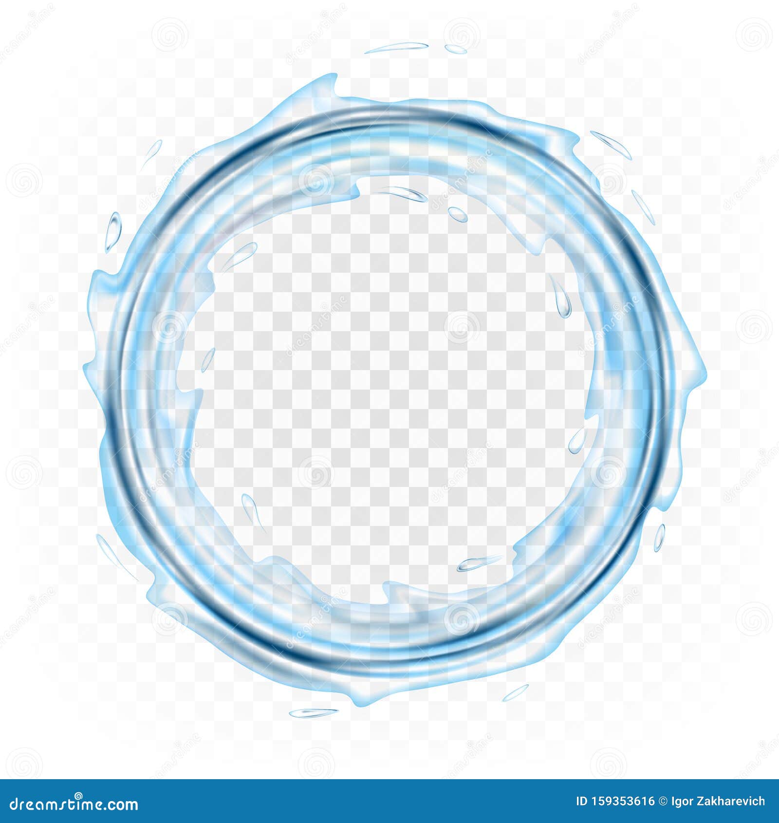 Water Splash Circle Isolated on Transparent Background. Stock ... Water Splash Circle Isolated on Transparent Background. Stock ...