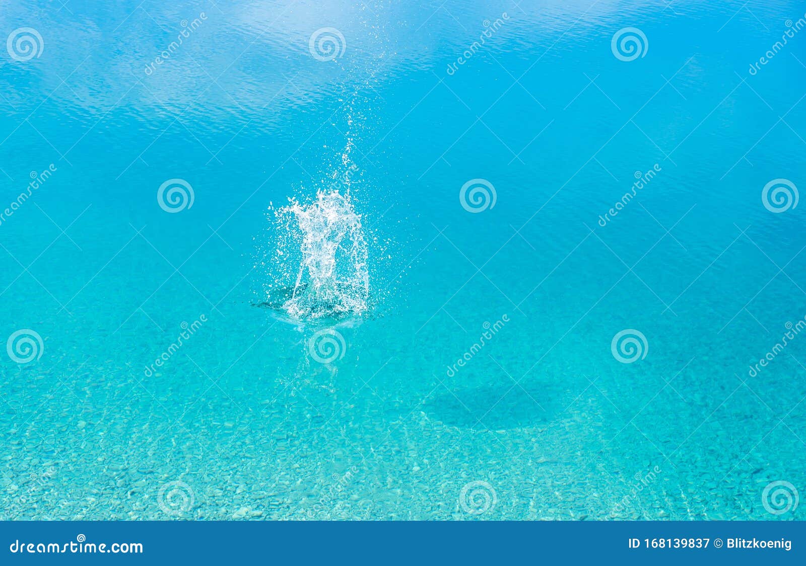 Water splash in a lake stock image. Image of wave, fall - 168139837