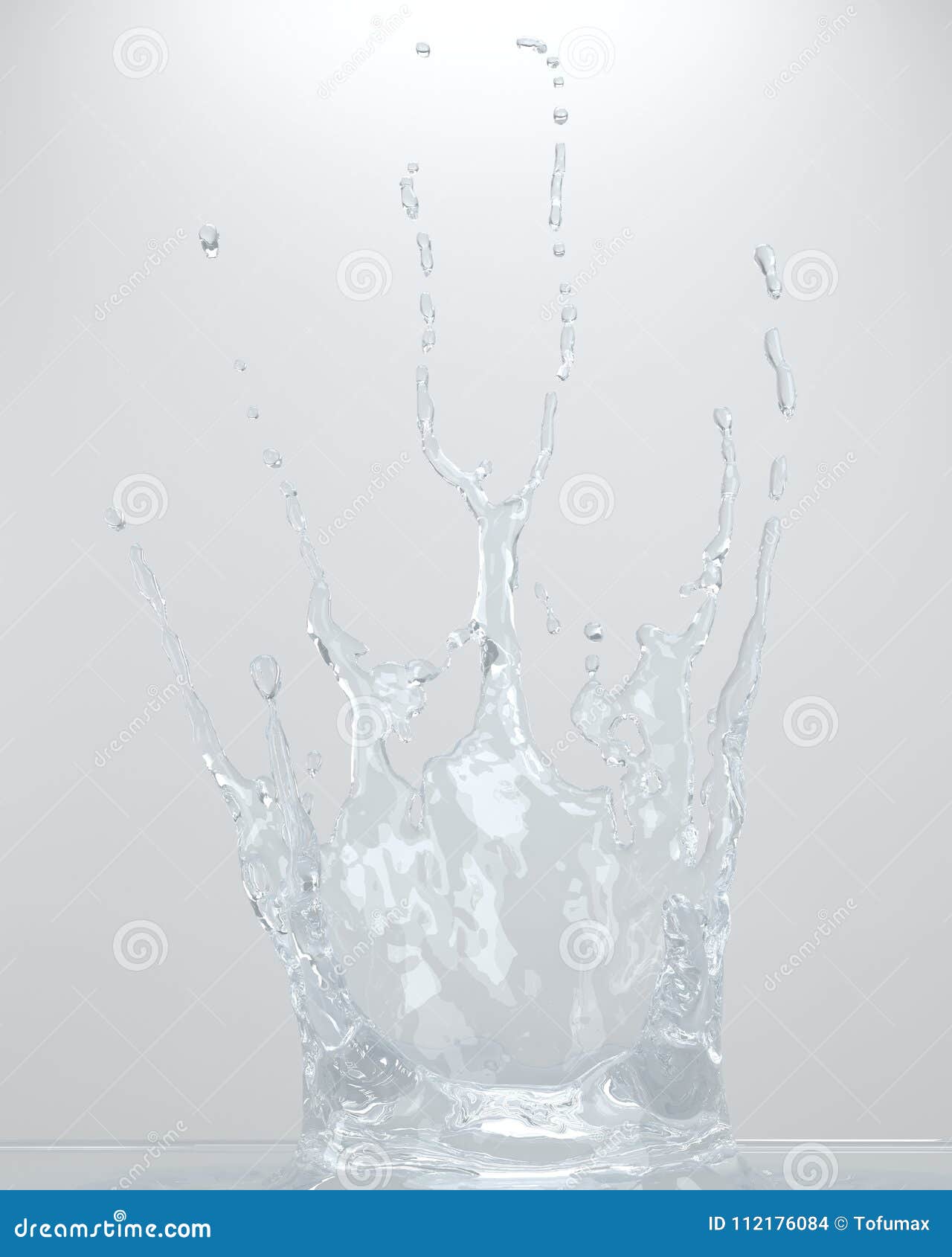 Water Splash with Clipping Path Stock Illustration - Illustration of ...