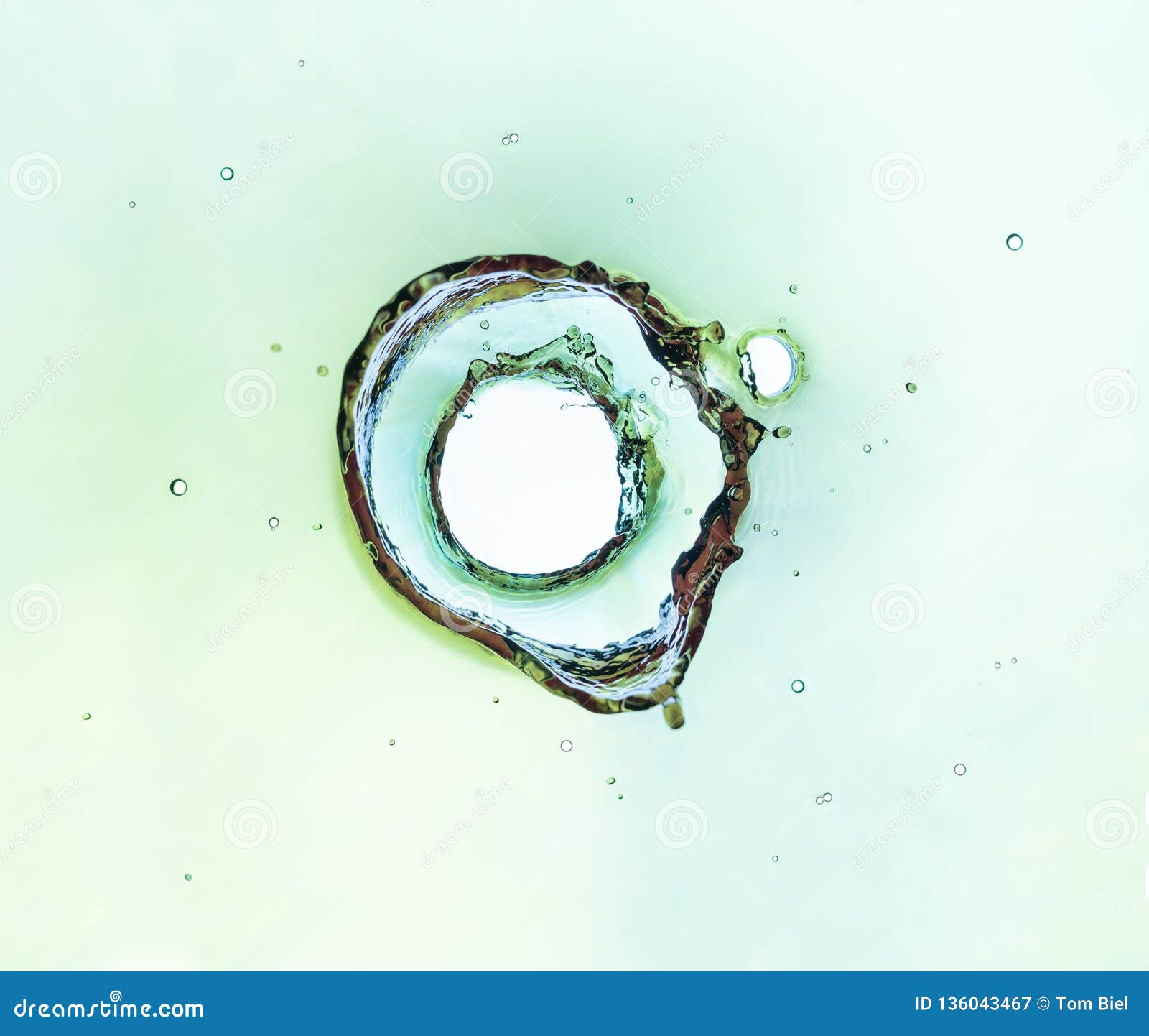 Top View Water Splash stock image. Image of water, overhead - 136043467