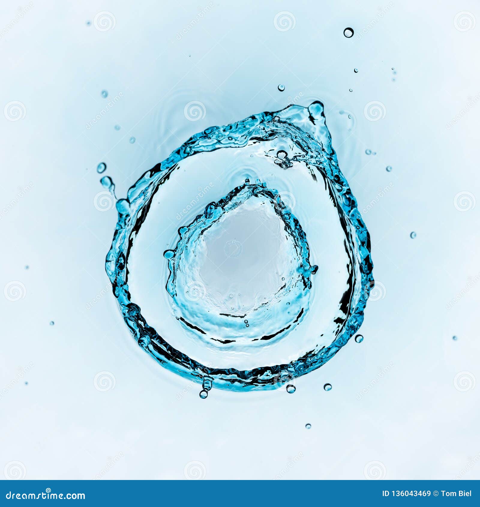 Top View Water Splash stock image. Image of flat, water - 136043469