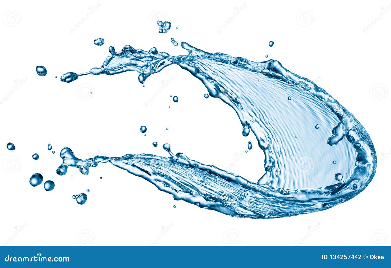 Water splash stock photo. Image of flowing, motion, isolated - 134257442