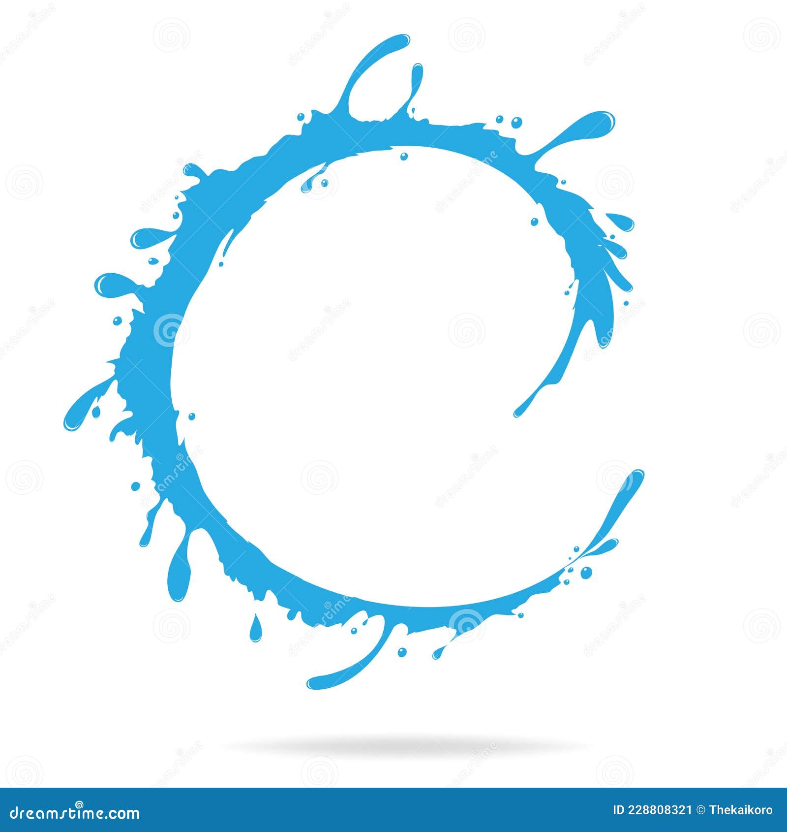Water Splash Design Element Stock Vector - Illustration of background ...