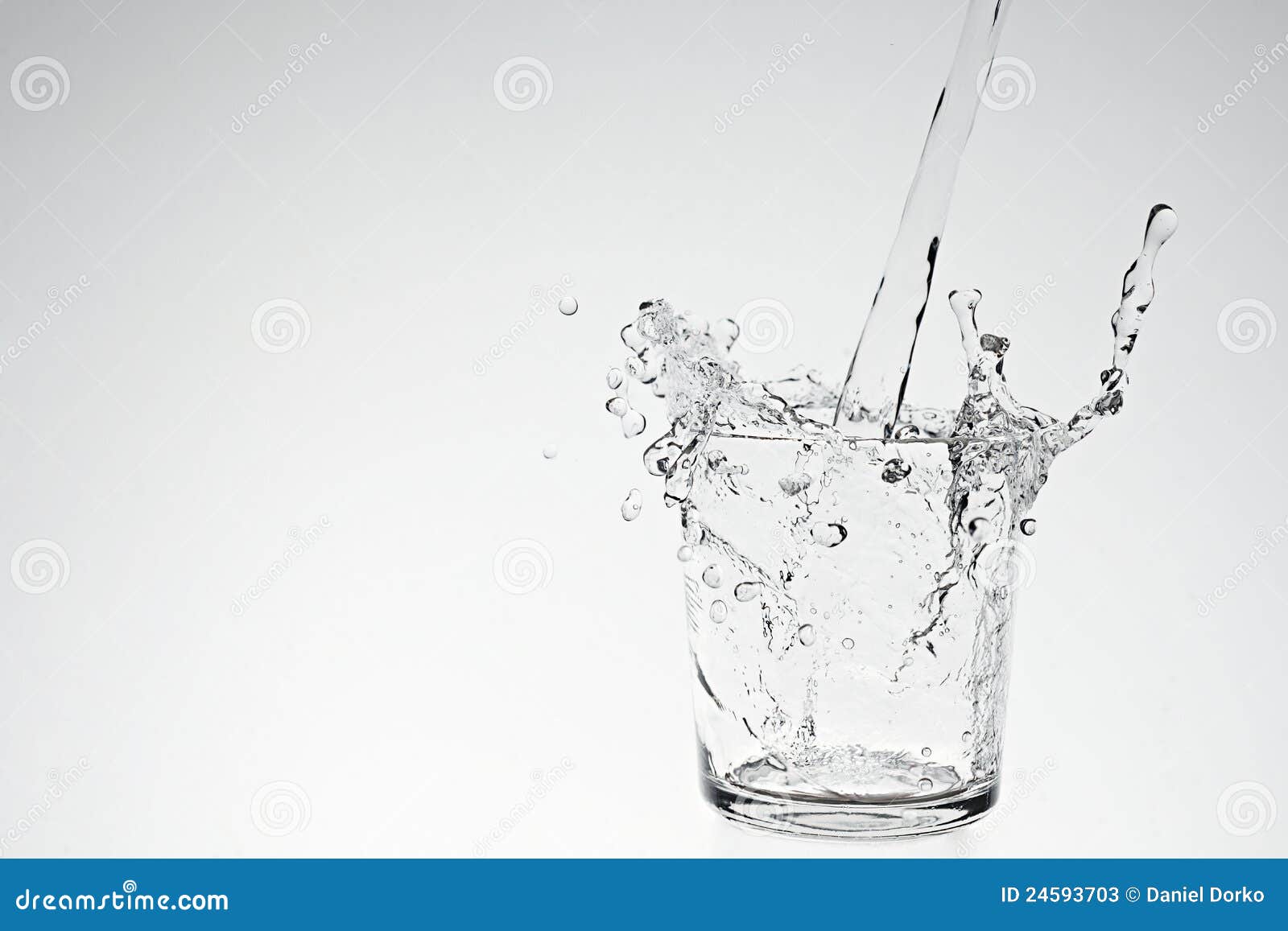 Water Splash in Drinking Glass Stock Image - Image of glass ...
