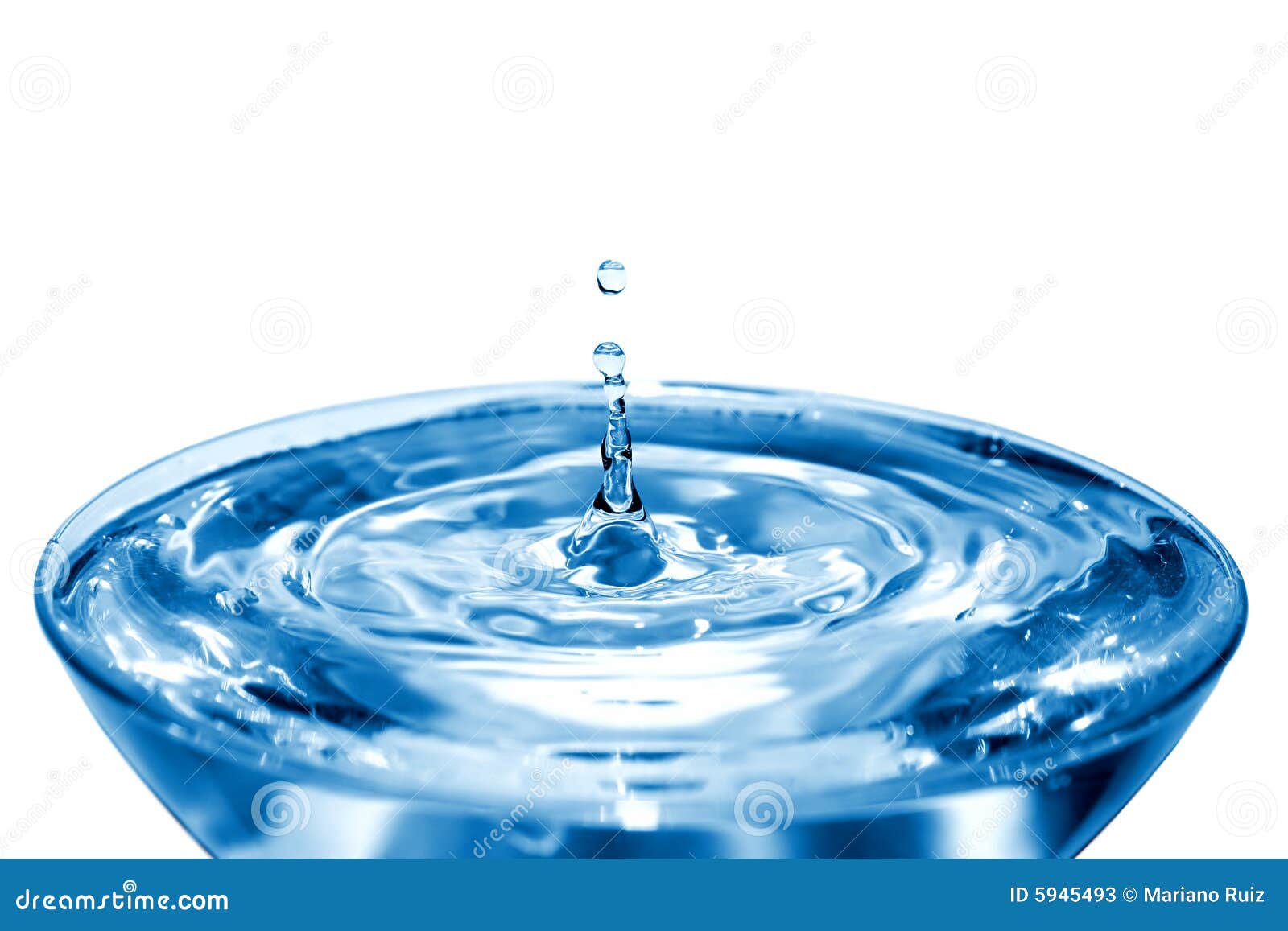 Water Splash and Drop in Crystal Glass Stock Image - Image of drink ...