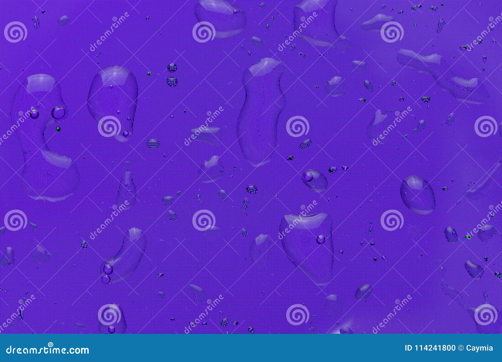 Purple Water Splash Droplets Background with Pixel Pattern. Stock Photo ...