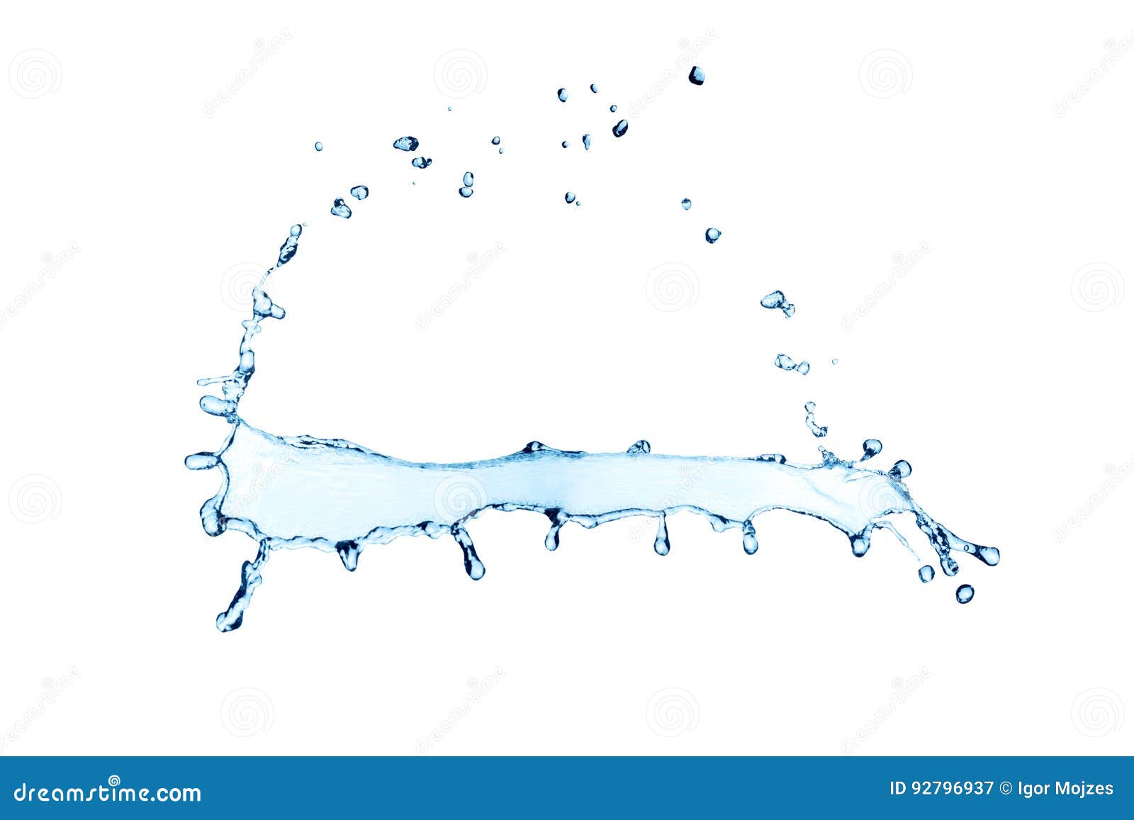 Water Splash and Drops Isolated Stock Image - Image of nature, flowing ...