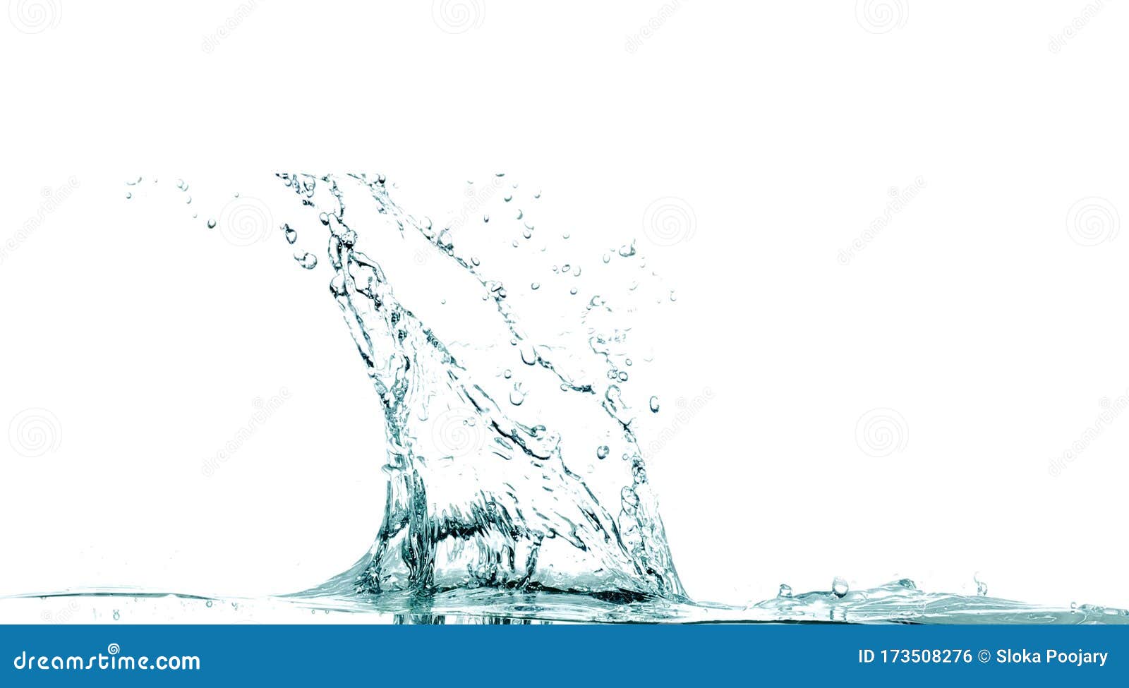 Water Splash Effect on White Background,clean Background Stock ...