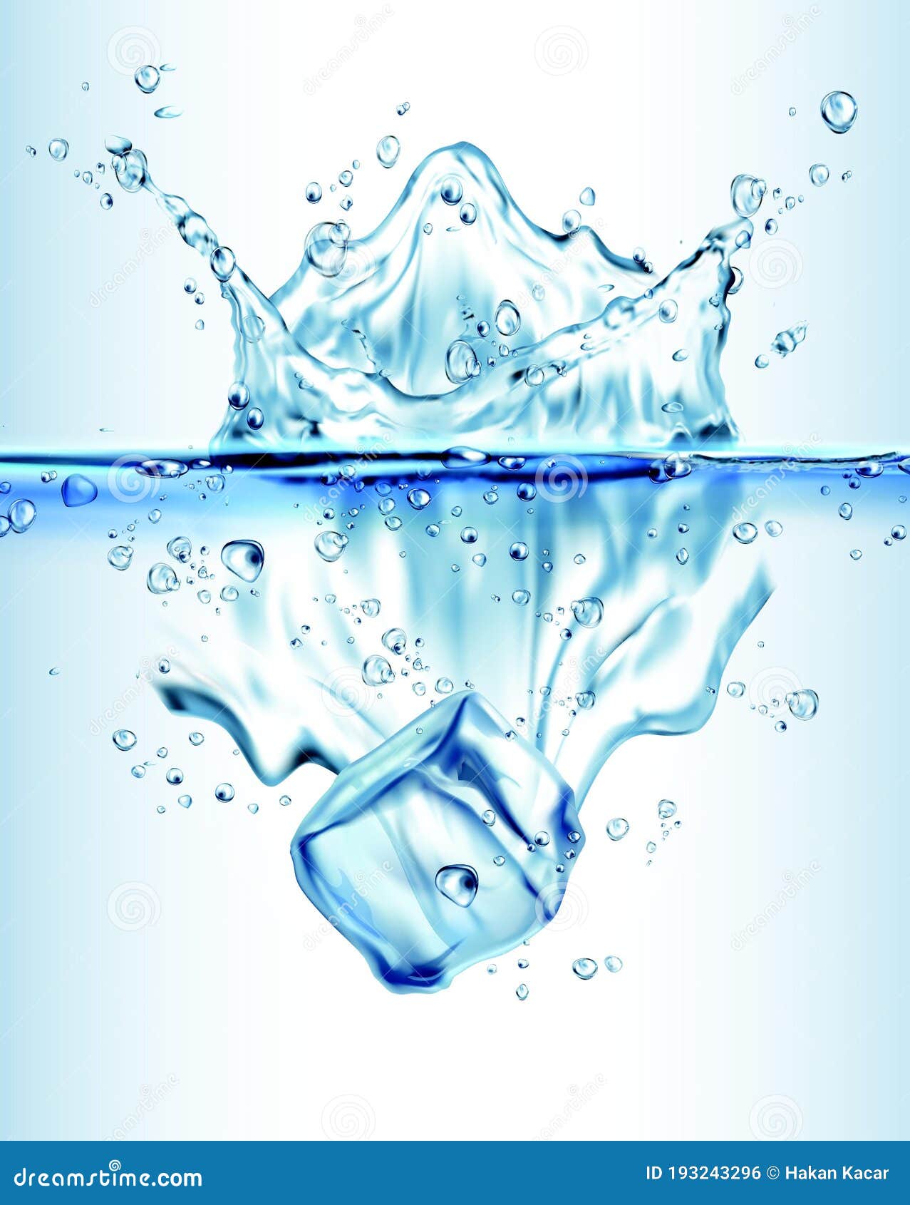 Water Splash Effect Illustrator