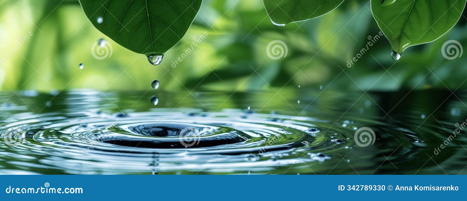 Water Splash. Falling Drop of Rain Stock Photo - Image of abstract ...