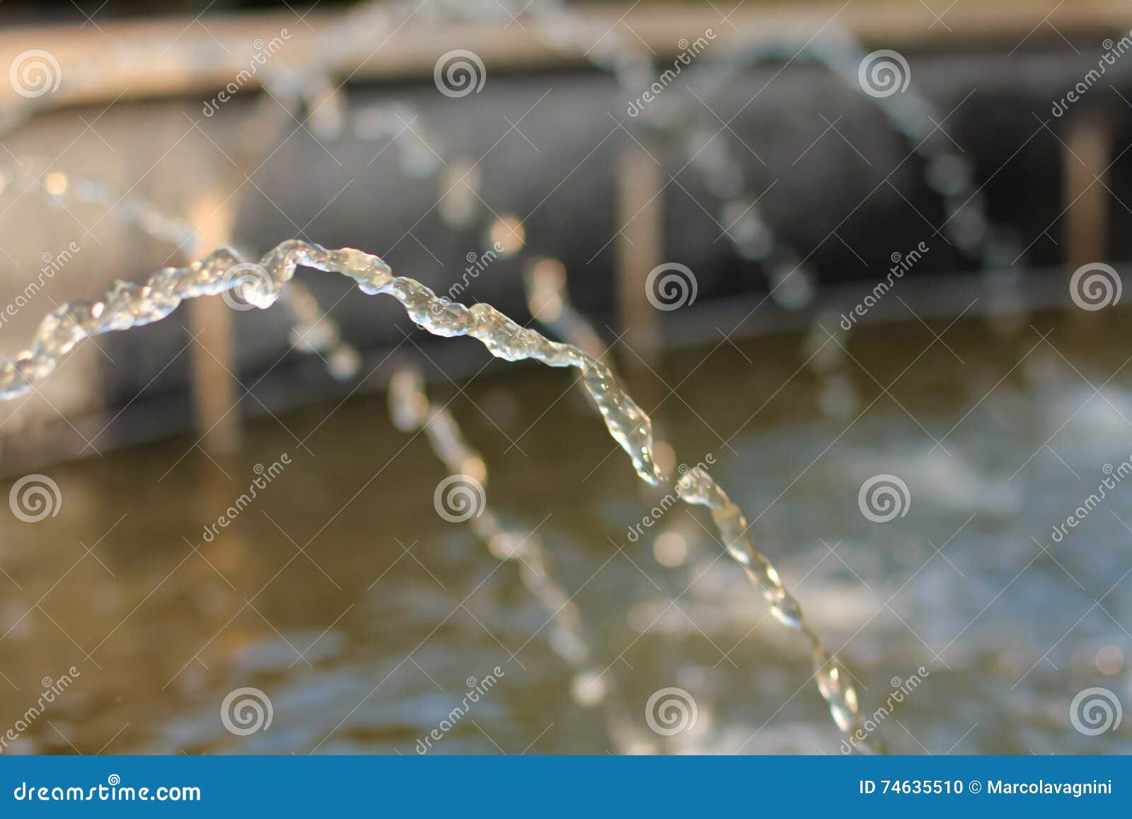 Water splash stock photo. Image of stream, fountain, nature - 74635510