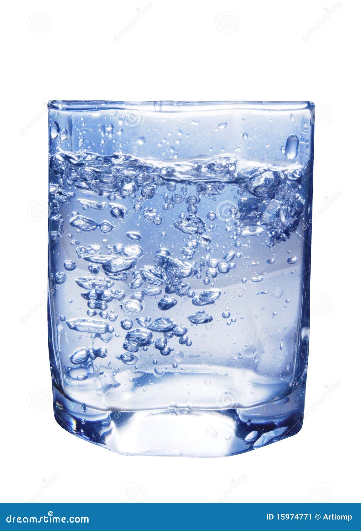 Water splash in glass stock image. Image of single, cold - 15974771