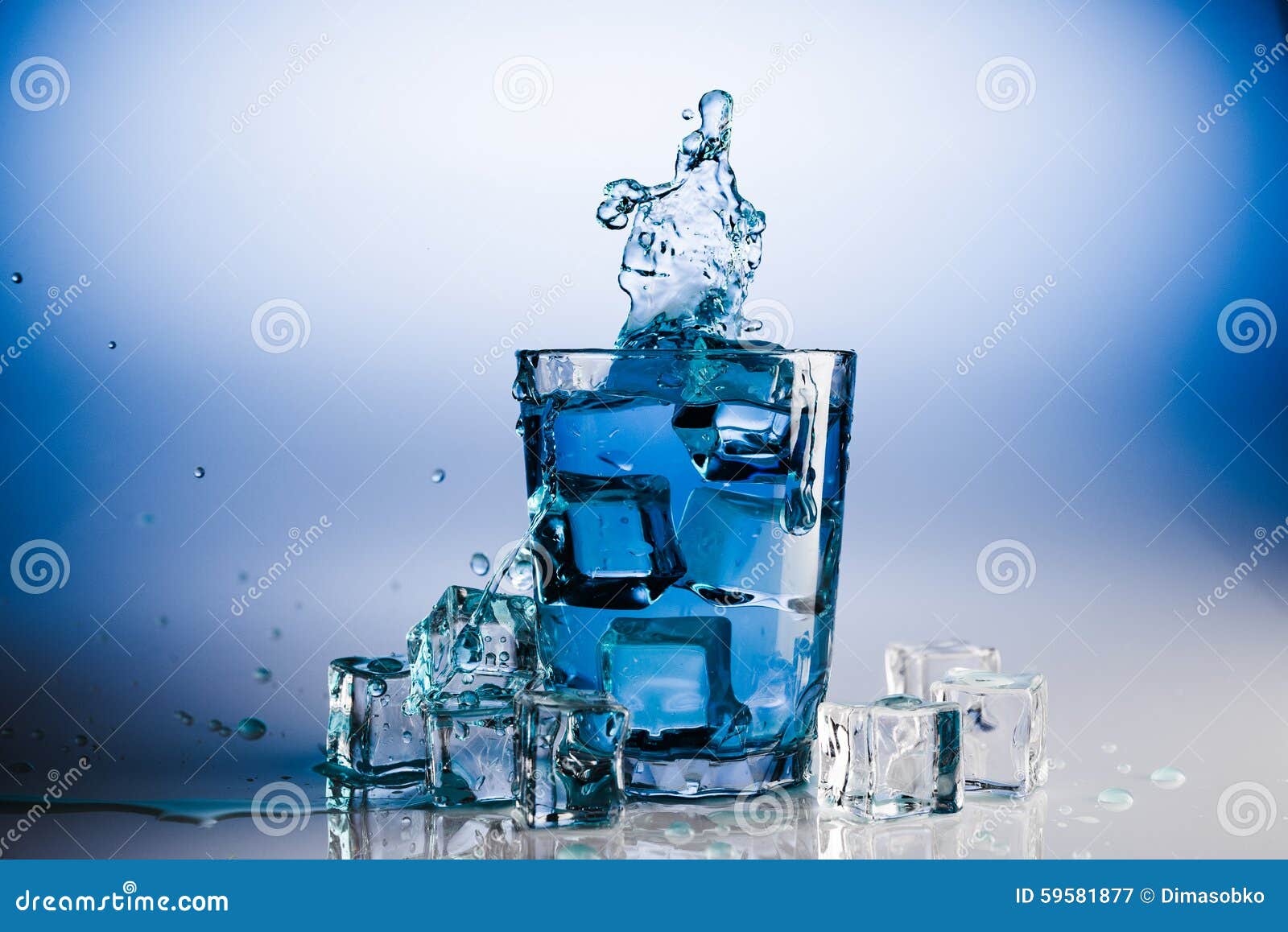 Water splash in glass stock image. Image of healthy, bubble - 59581877