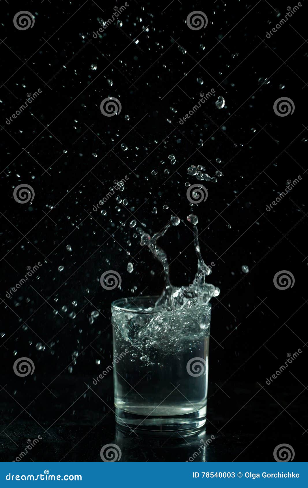 Water splash in glass stock image. Image of environment - 78540003