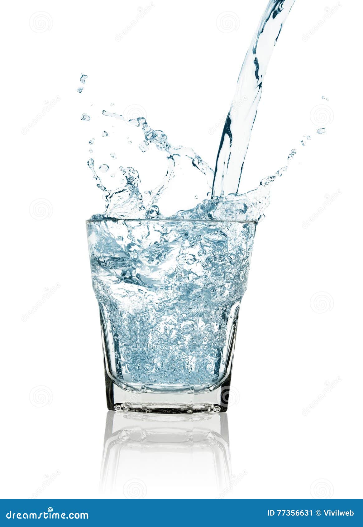 Water splash in a glass stock image. Image of natural - 77356631
