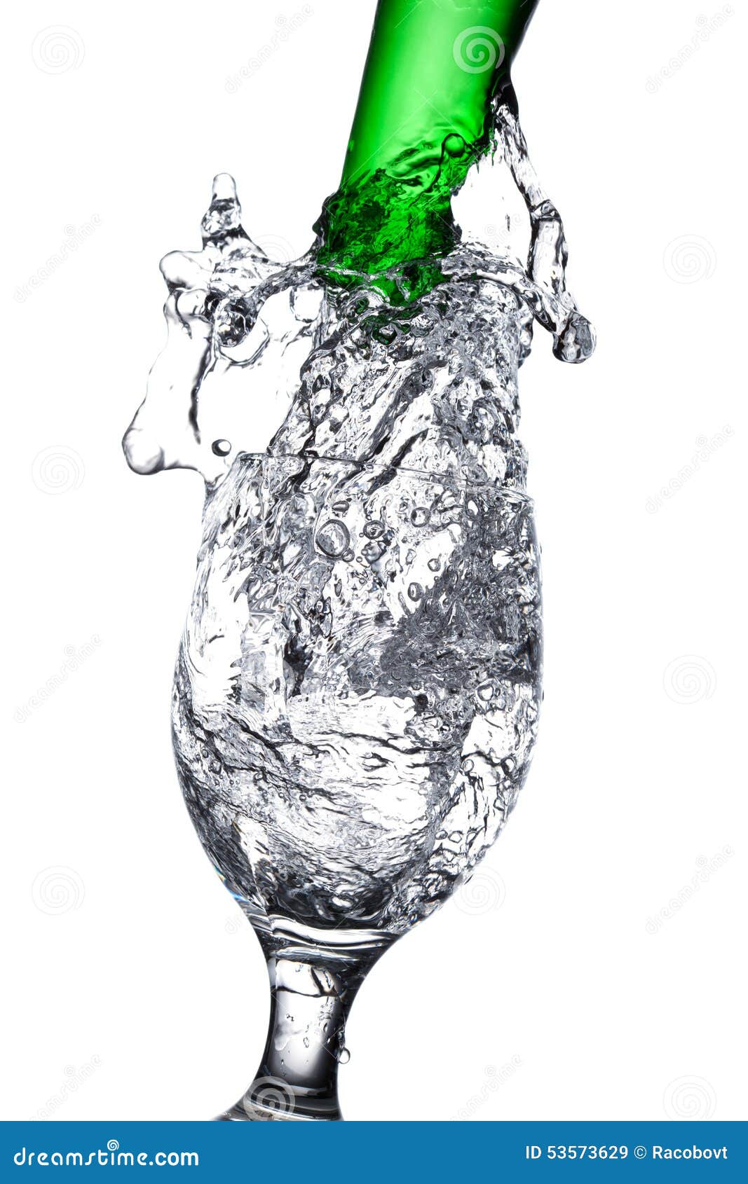 Water splash in a glass stock image. Image of clean, water - 53573629