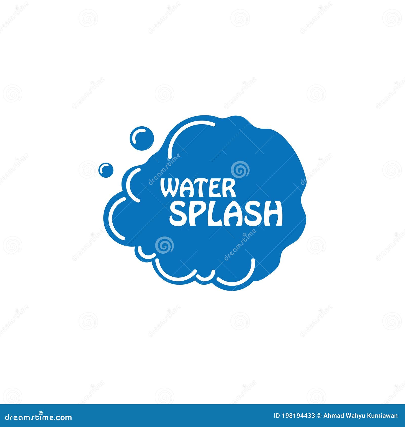 Water Splash stock vector. Illustration of splash, motion - 198194433