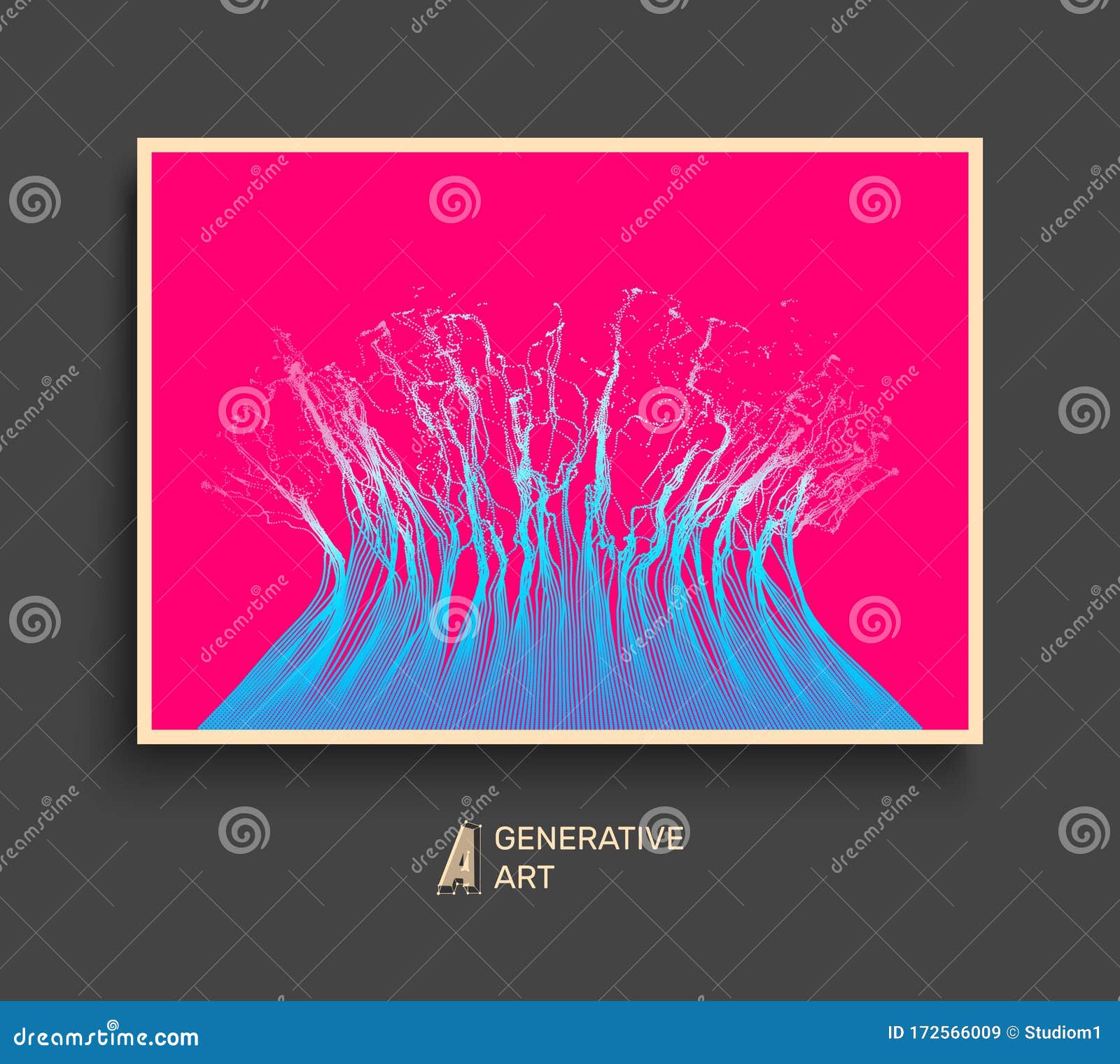 Water Splash Imitation. Textbook or Notebook Mockup. Cover Design ...