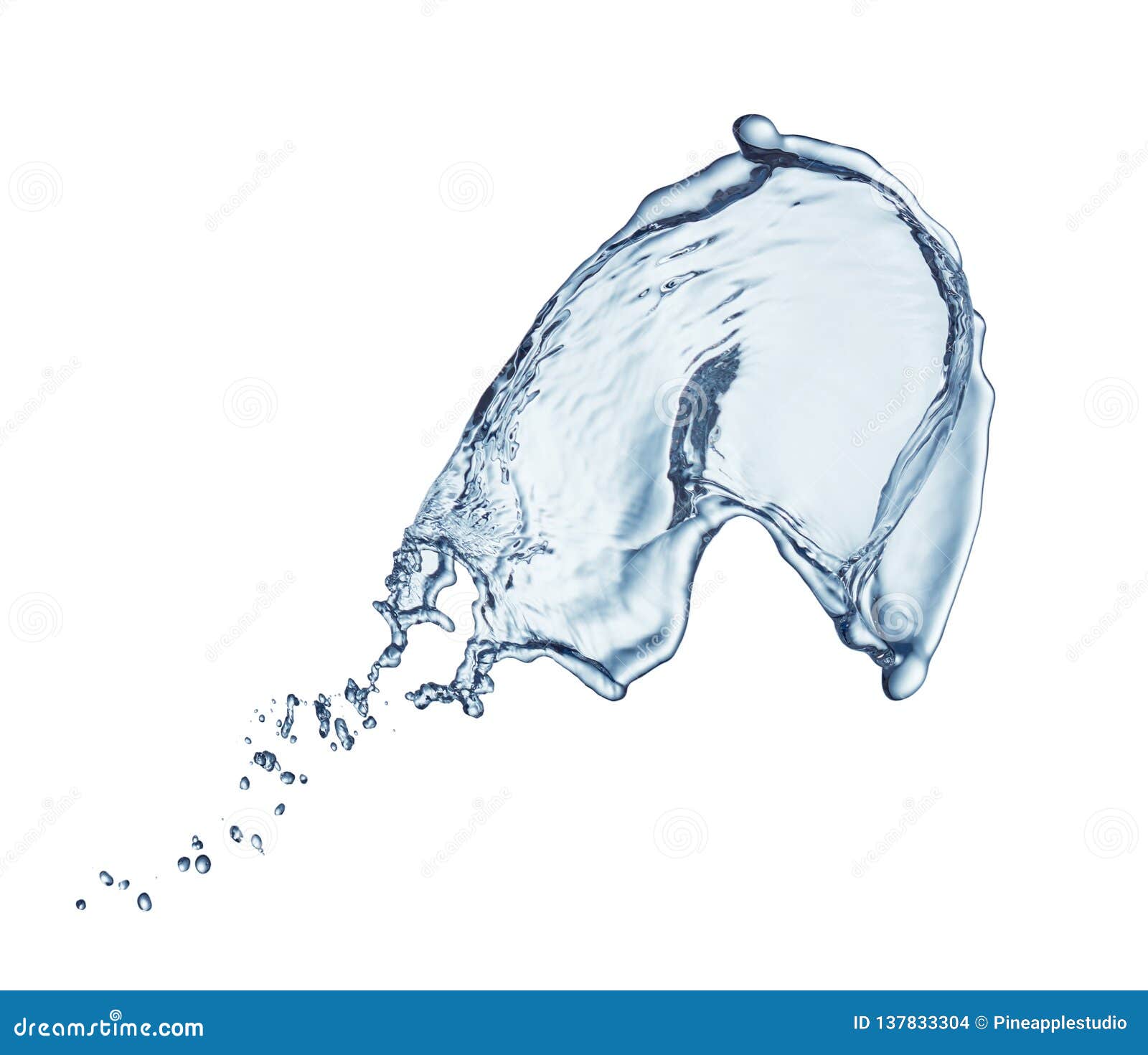 Water splash isolated stock photo. Image of abstract - 137833304