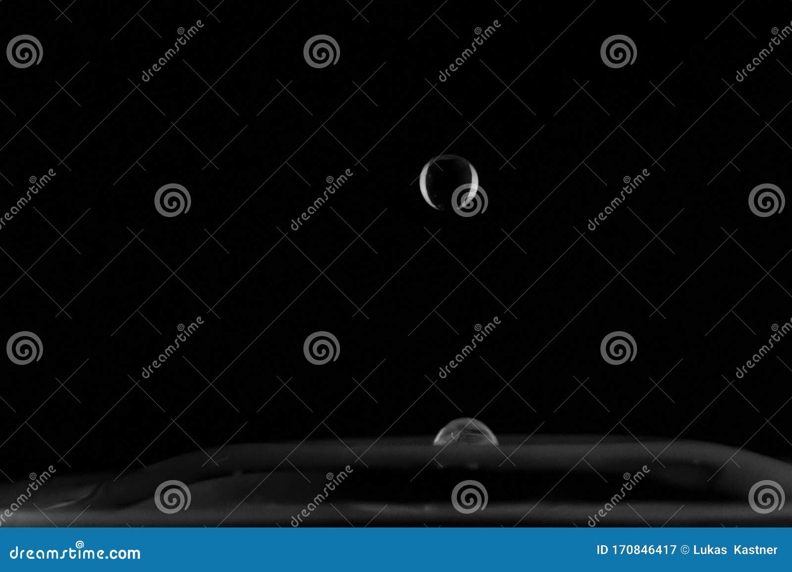 Water Splash Isolated, Water Drop Hit the Surface, Water Droplet ...