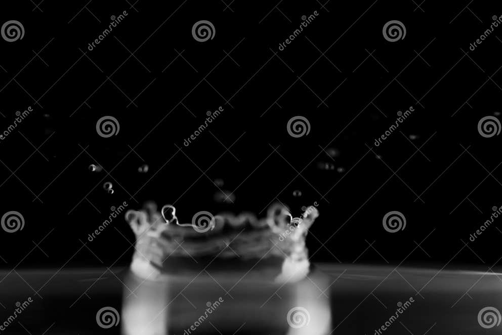 Water Splash Isolated, Water Drop Hit the Surface, Water Droplet ...