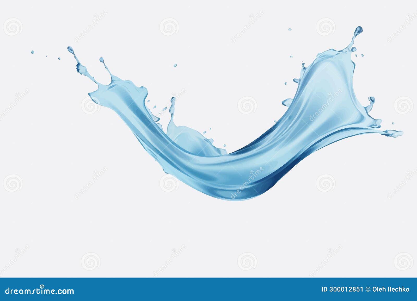 Water Splash Isolated Vector Style Illustration Stock Vector ...