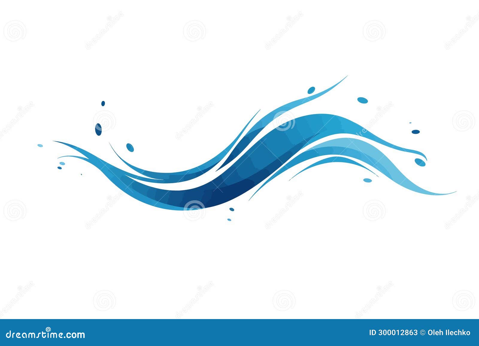 Water Splash Isolated Vector Style Illustration Stock Vector ...